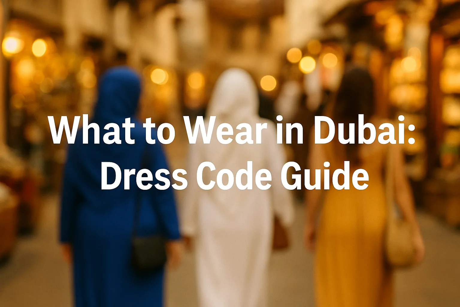 What to Wear in Dubai: Dress Code Guide - JOURNEY-DUBAI